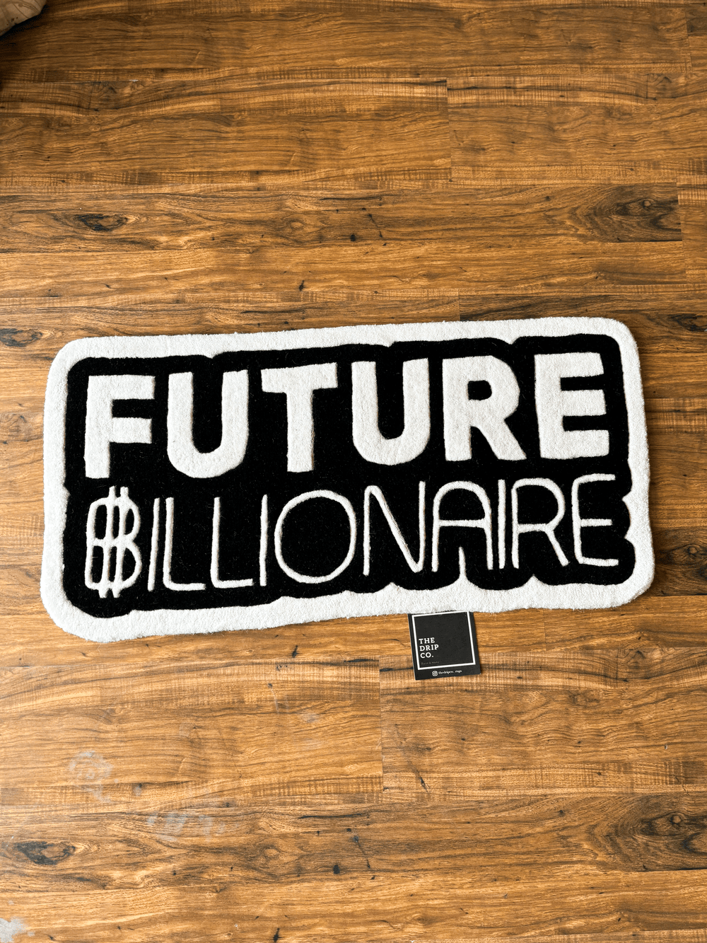 Future billionaire Hand tufted Rug