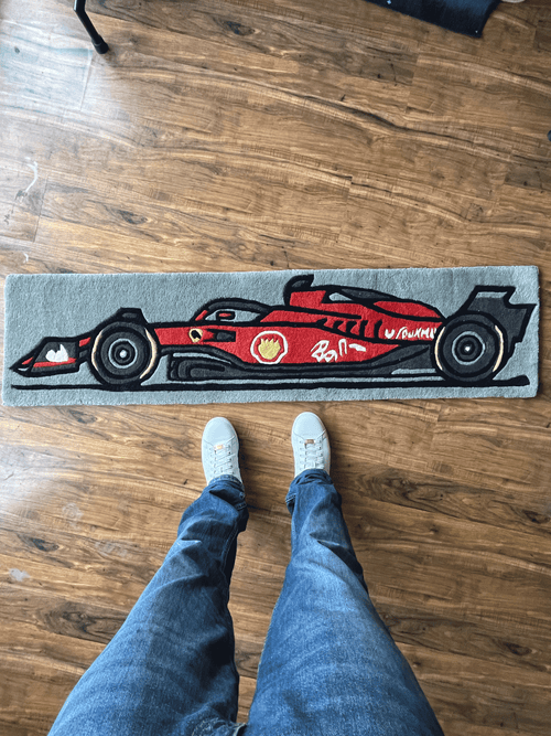 F1 inspired Car Rug