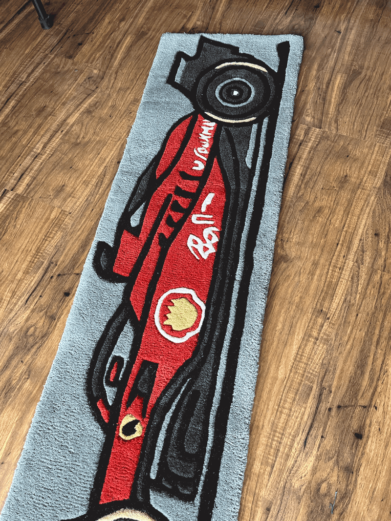 F1 inspired Car Rug